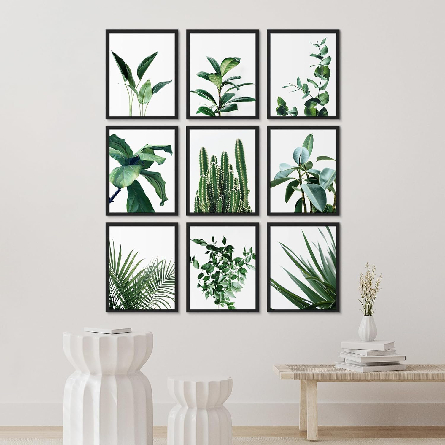 SIGNLEADER High Contrast Green Floral Plants Nature Wilderness ...