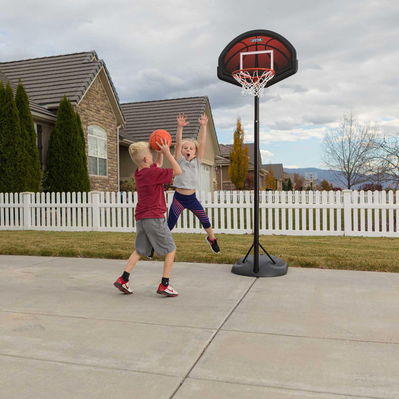 Lifetime Height Adjustable Portable Basketball Hoop (32" Impact ...