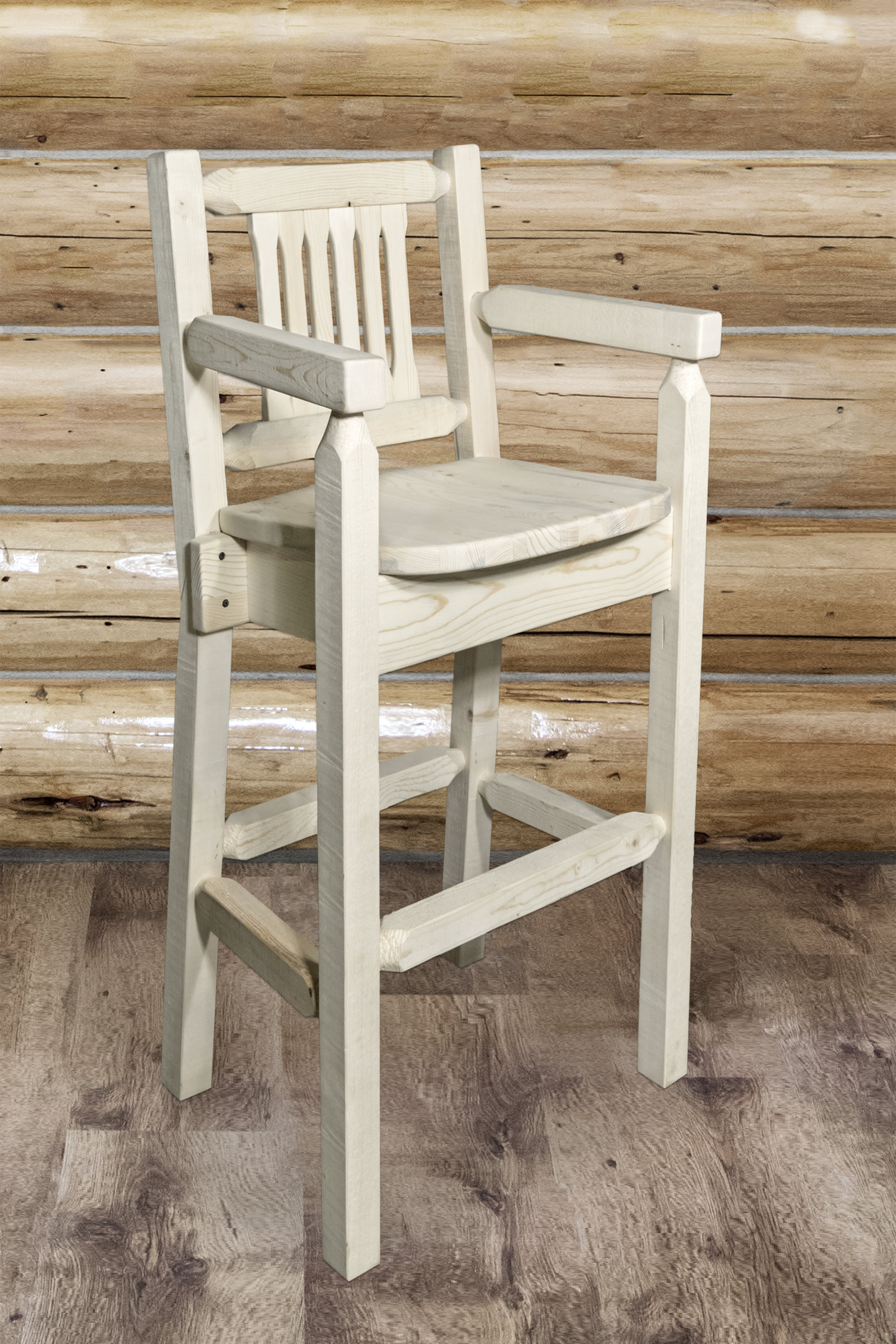 Loon Peak® Jerrik Solid Wood 30" Bar Stool | Wayfair