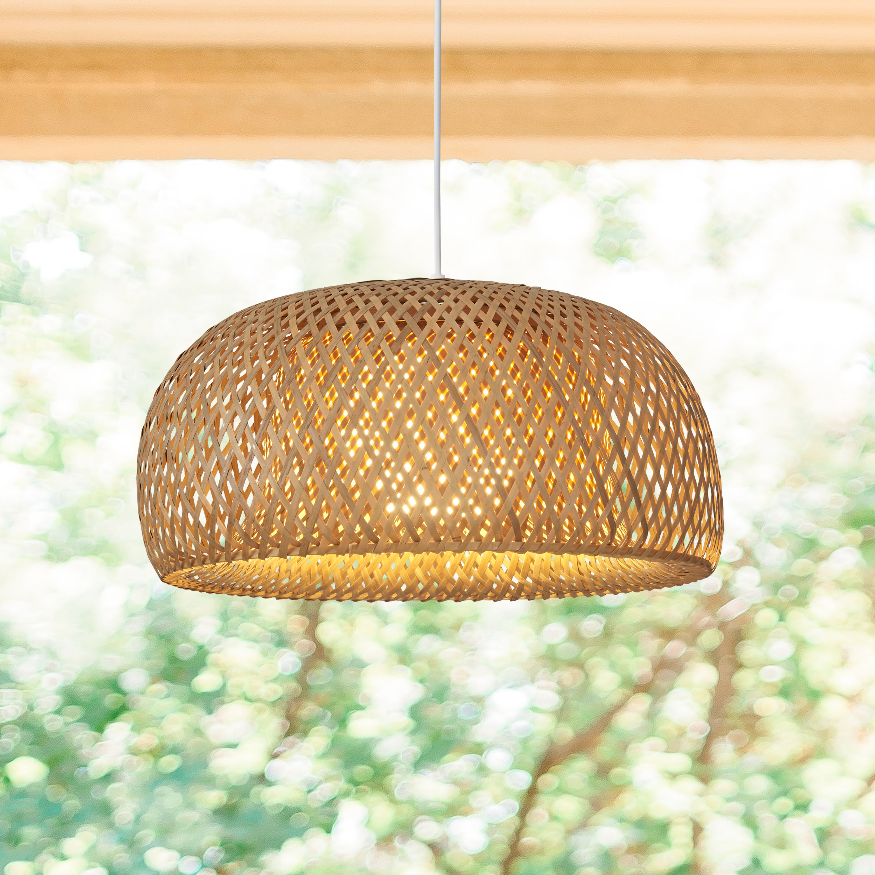 Bay Isle Home™ Saad 1 - Light Bamboo Pendant - Wayfair Canada