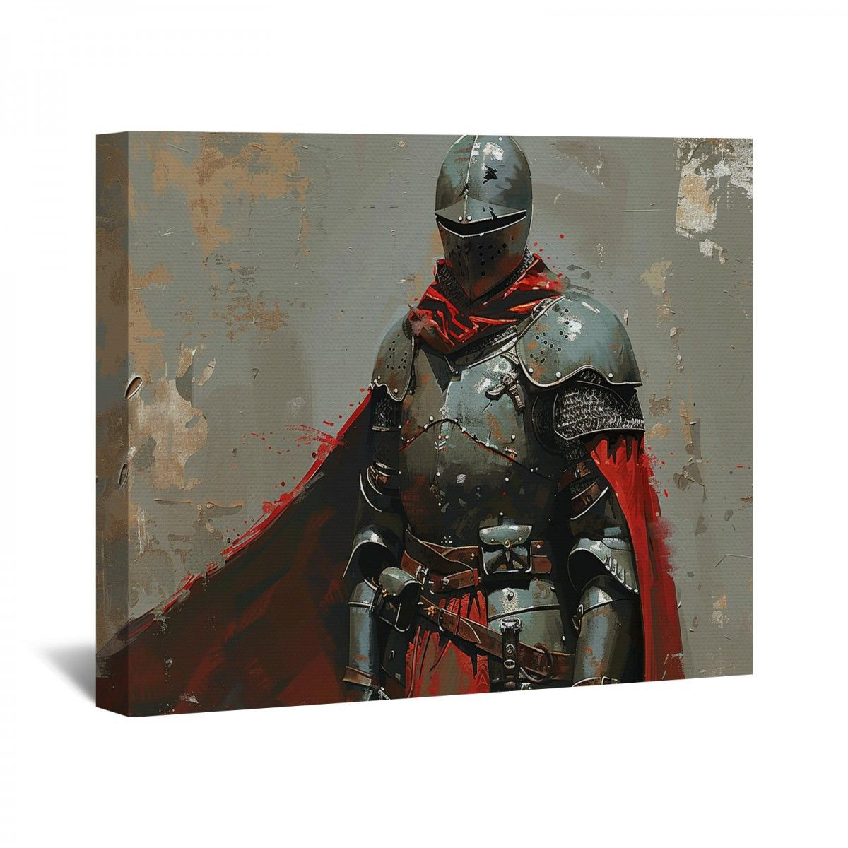 Red Barrel Studio® Knight Framed On Canvas Print | Wayfair