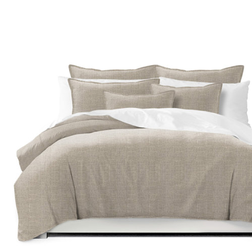 The Tailor's Bed Lynnin Natural Linen Comforter Set | Wayfair