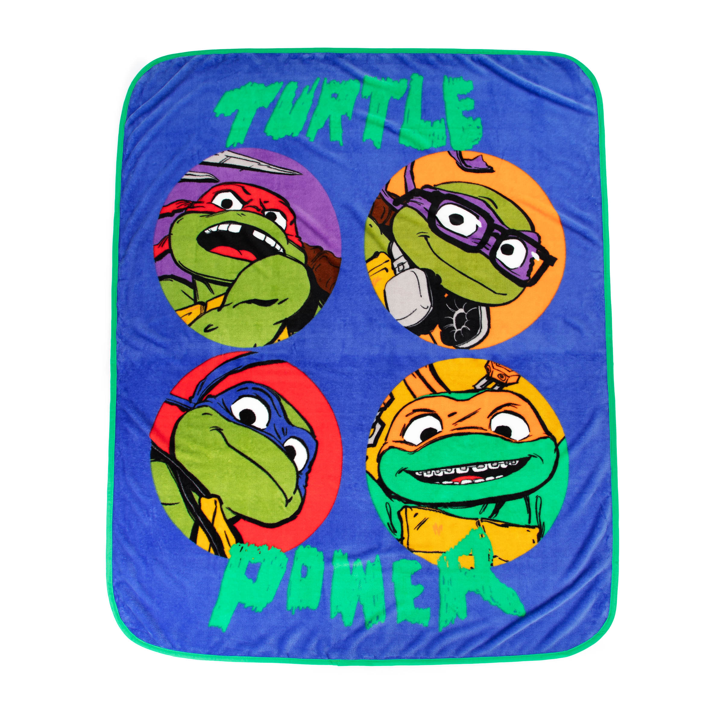 Nickelodeon Teenage Mutant Ninja Turtles Turtle Power Silk Touch Throw ...