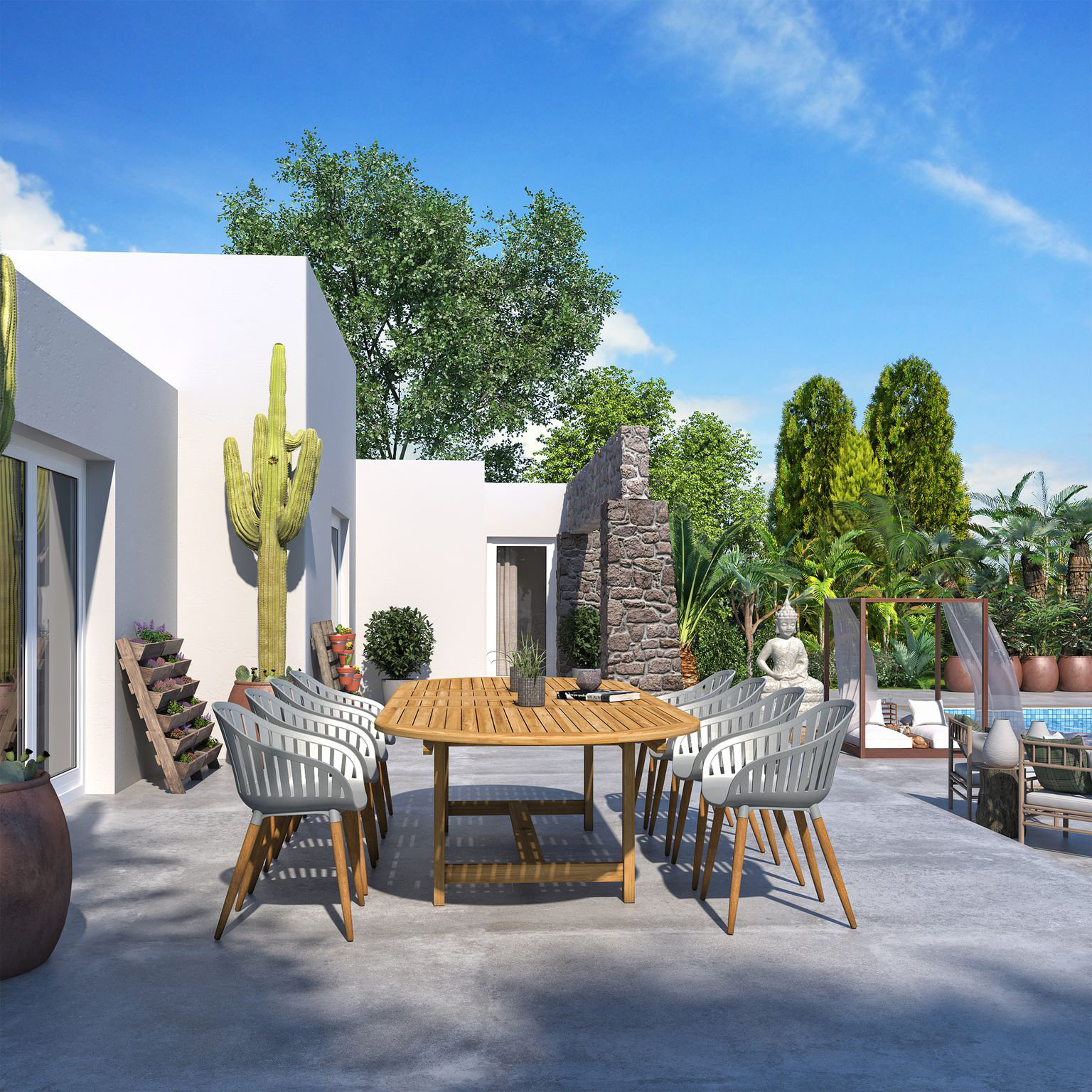 Lark Manor Anav Oval 8 - Person 87" Long Dining Set & Reviews - Wayfair ...