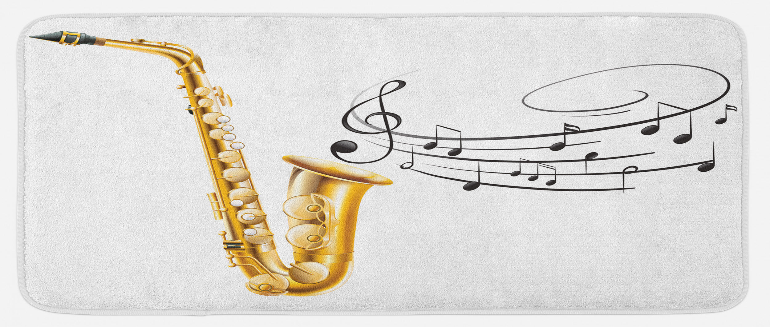 East Urban Home Music Kitchen Mat | Wayfair