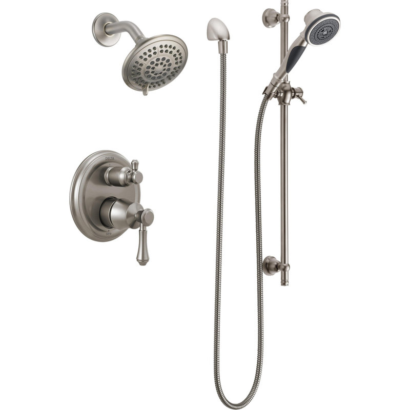 Delta Linden 14 Series Complete Shower System with Rough-in Valve and ...