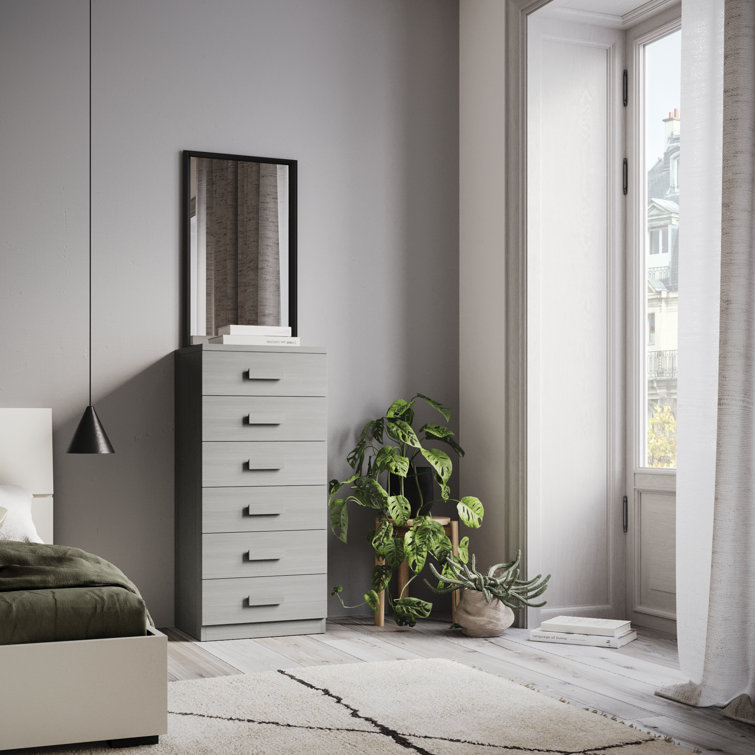 Latitude Run Firenze - Minimal and spacious 6-drawers chest of drawers ...