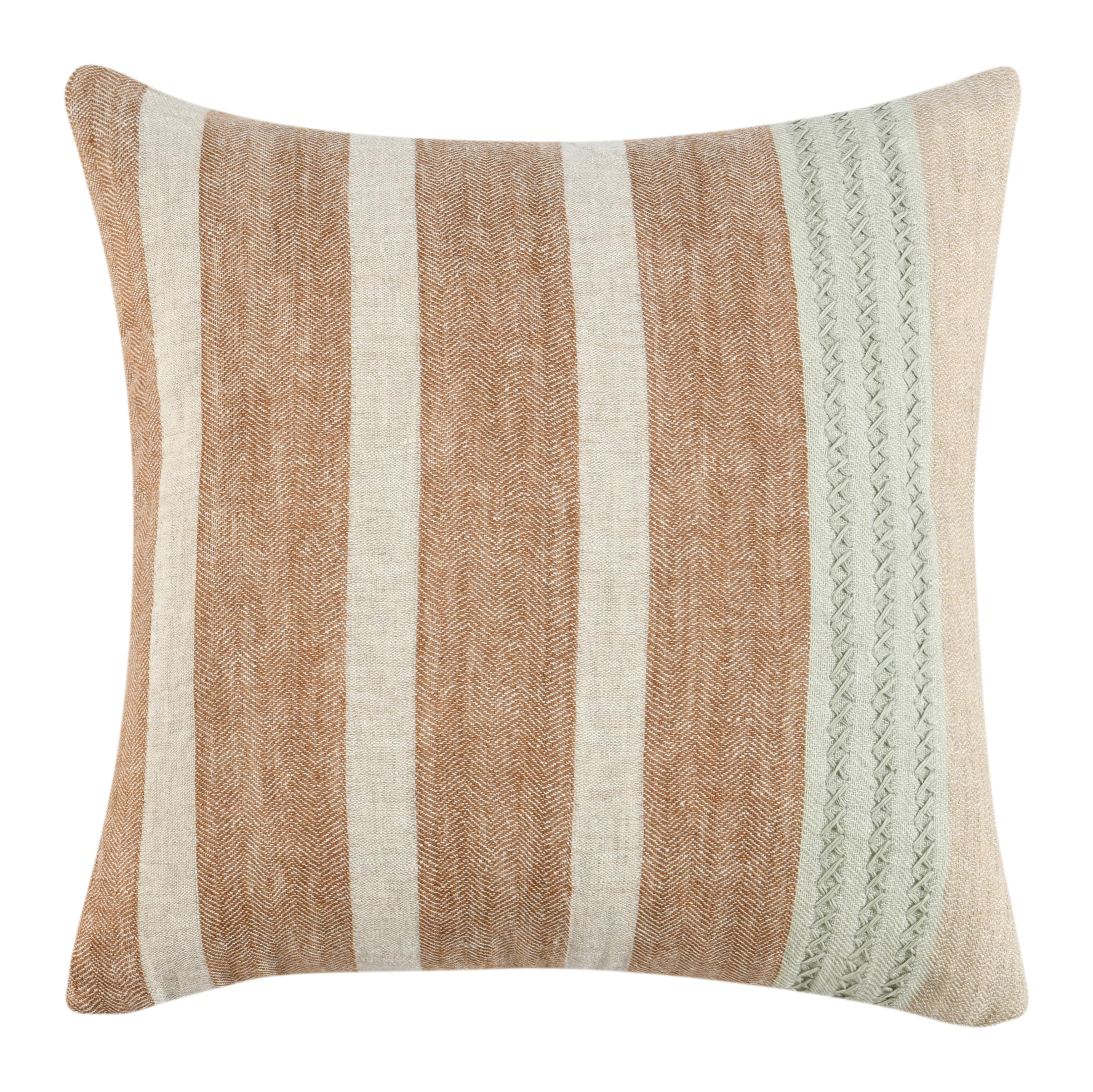 Villa by Classic Home Cherry 22" Blend Throw Pillow, Blue | Perigold