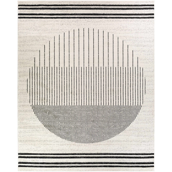George Oliver Jordison Modern Geometric Beige Area Rug & Reviews | Wayfair