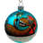 The Holiday Aisle® Christmas Glass Ball Ornaments Horse, Hand Painted ...