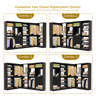 Latitude Run® Navada Freestanding Closet System with Mirror | Wayfair