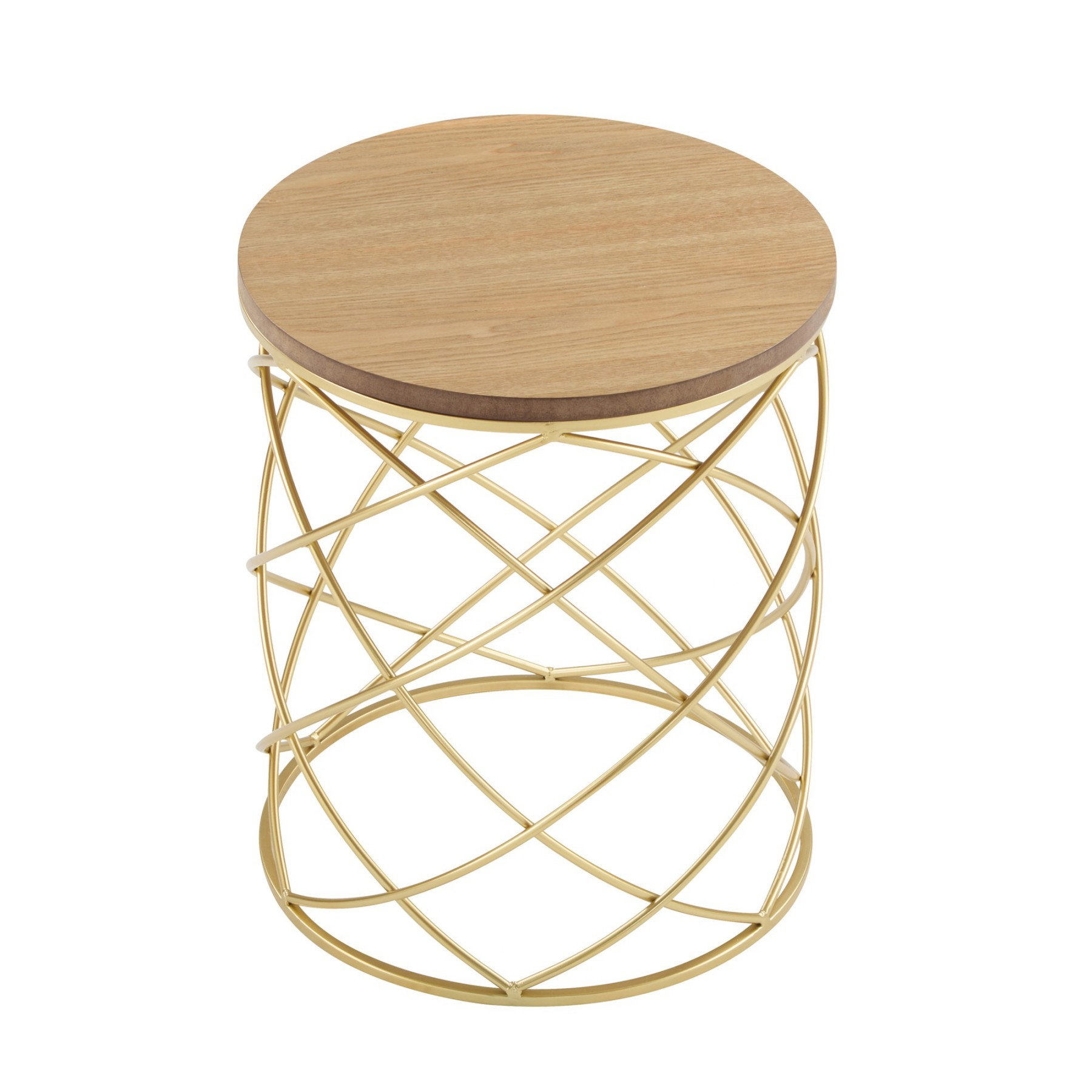Everly Quinn Golden Side table | Wayfair