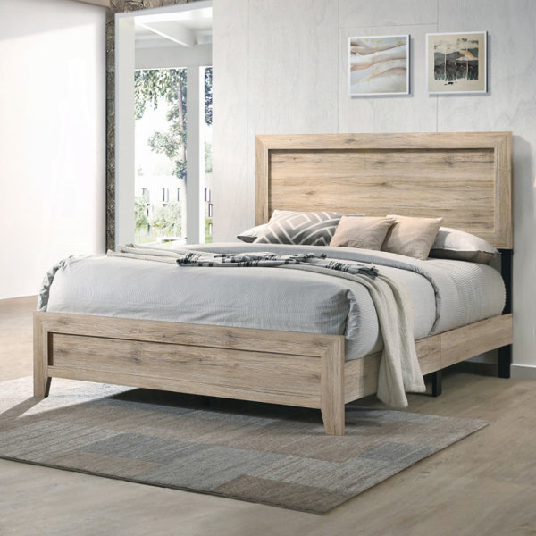 Union Rustic Ilmie Standard Bed in Oak & Reviews - Wayfair Canada