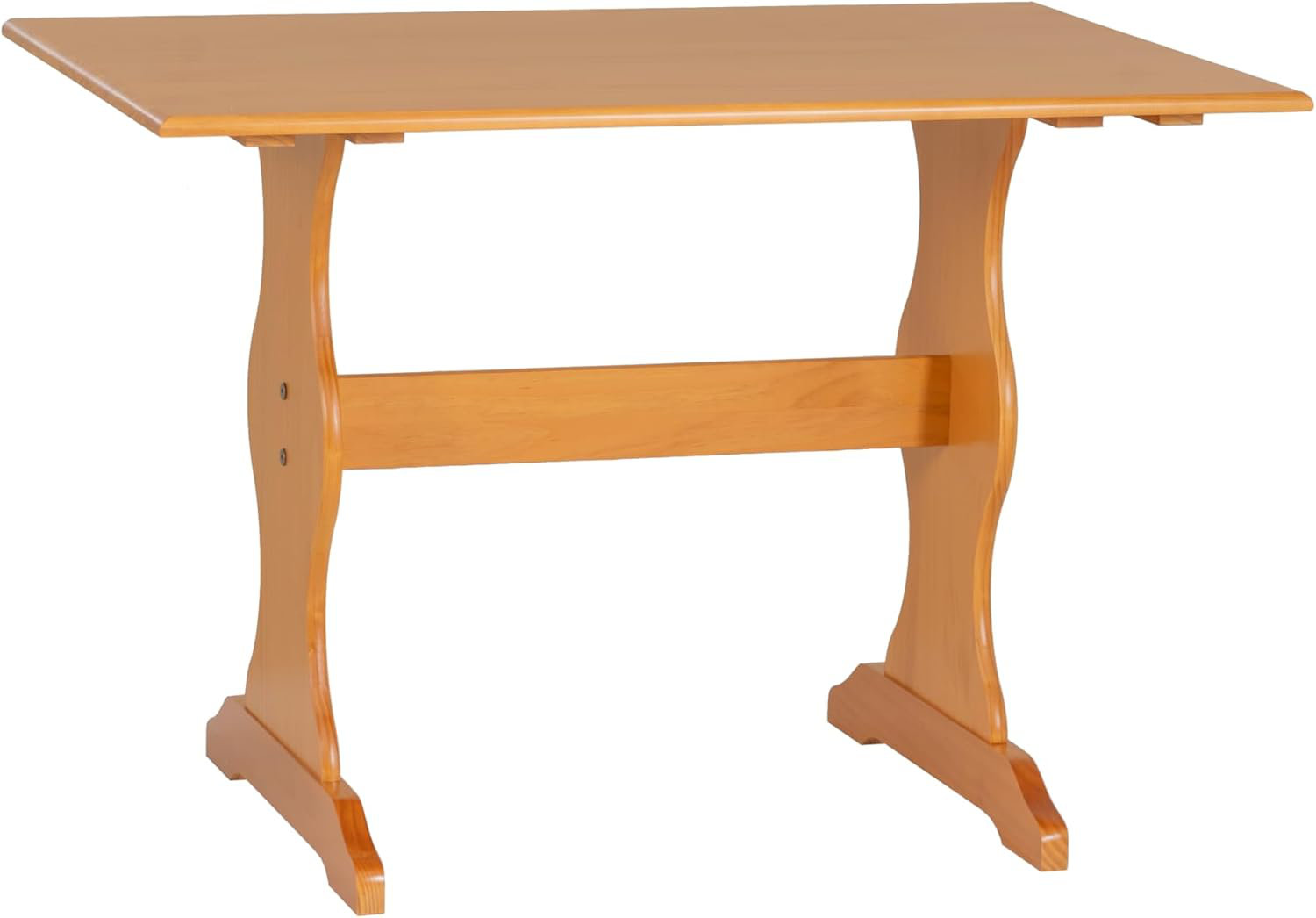 Red Barrel Studio® Chelsea Kitchen Nook Table With Curved Legs And Warm ...