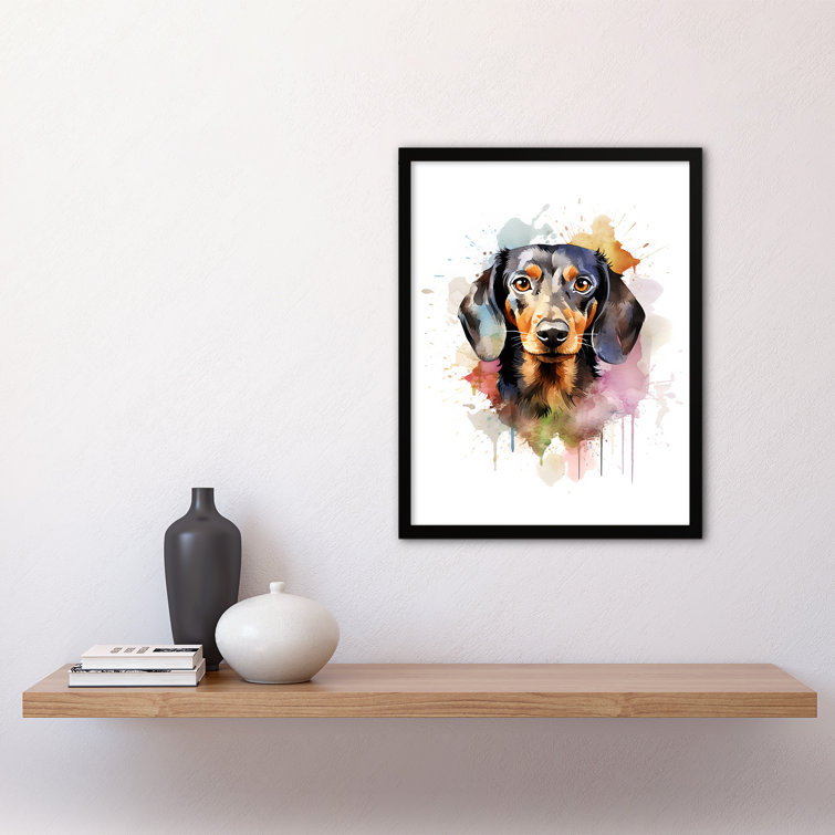 Marlow Home Co. Shorthaired Dachshund - Single Picture Frame Print ...