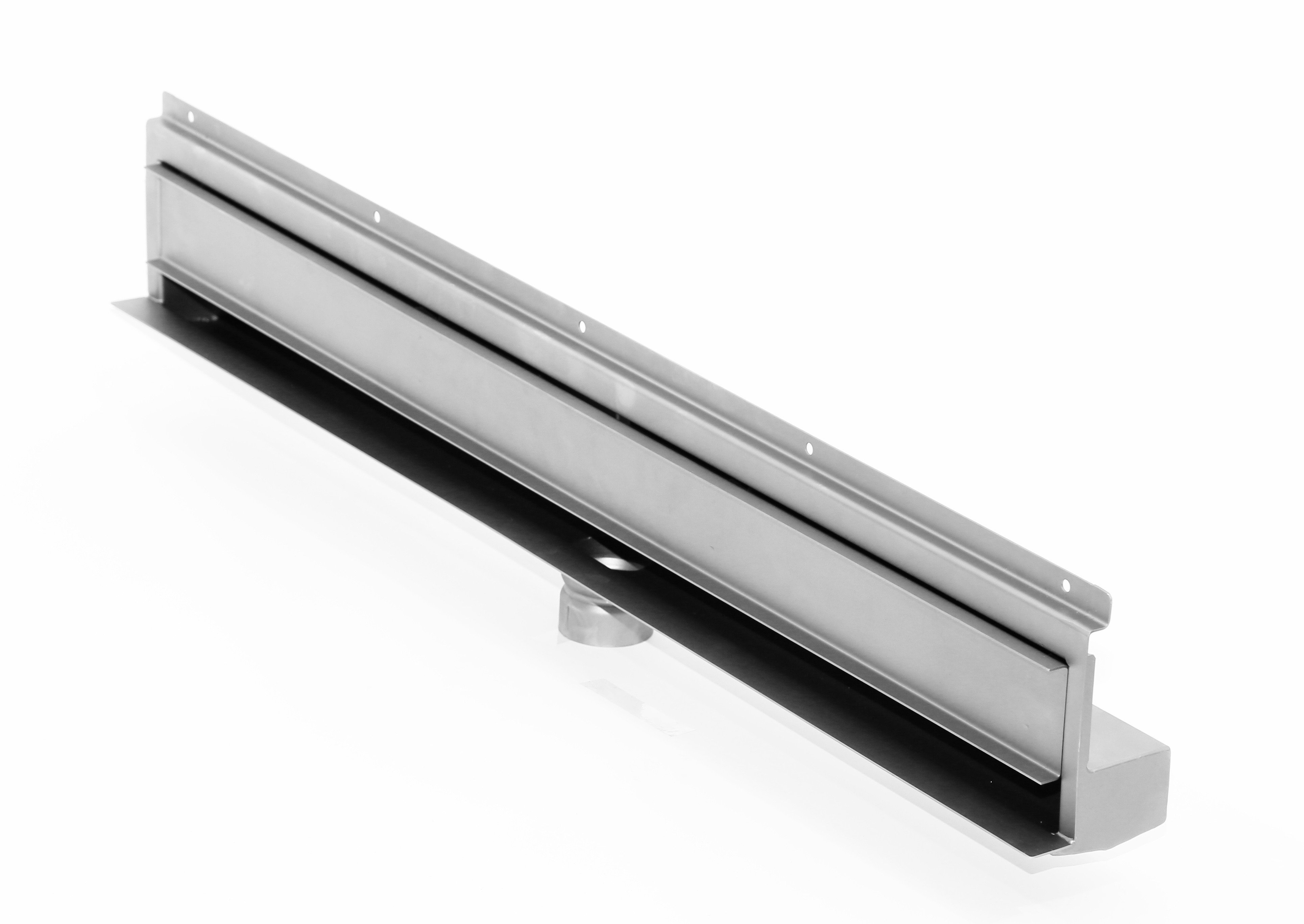 Drains Unlimited 41" Flangeless Wall Recessed Linear Drain With Brushed ...