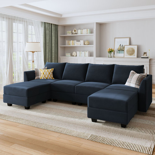 Velvet Sectionals You'll Love | Wayfair