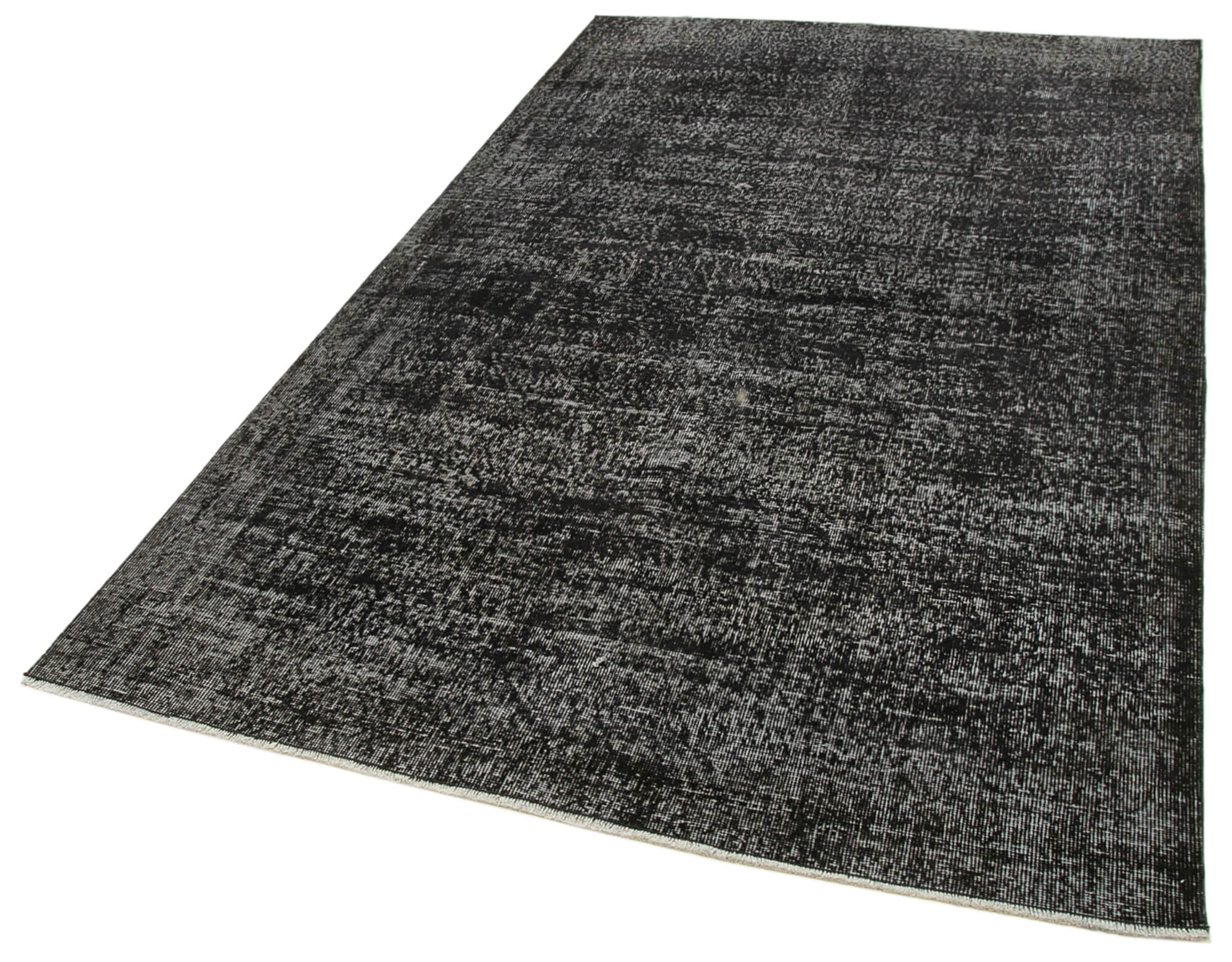 Williston Forge Hui Black Vintage Wool Handmade Area Rug | Wayfair
