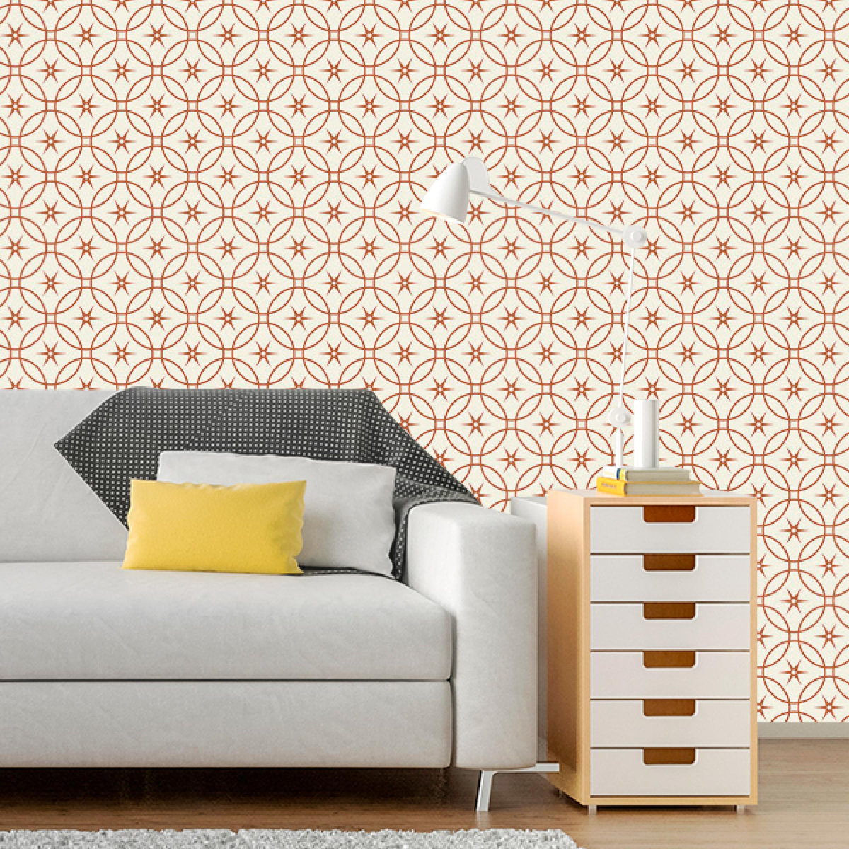 Ivy Bronx Yashvi Basic Removable Peel and Stick Wallpaper Panel | Wayfair