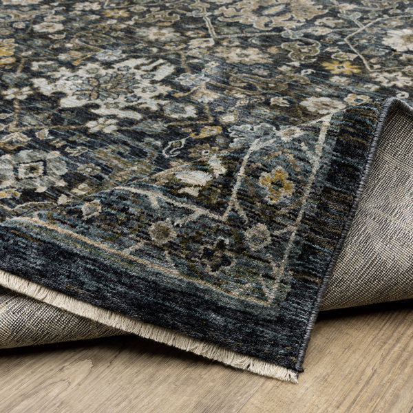 Langley Street® Hovis Blue/Light Blue Area Rug & Reviews | Wayfair