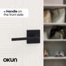 Okun Mirra Single Dummy Door Lever Modern Concealed Design Non-Turning ...