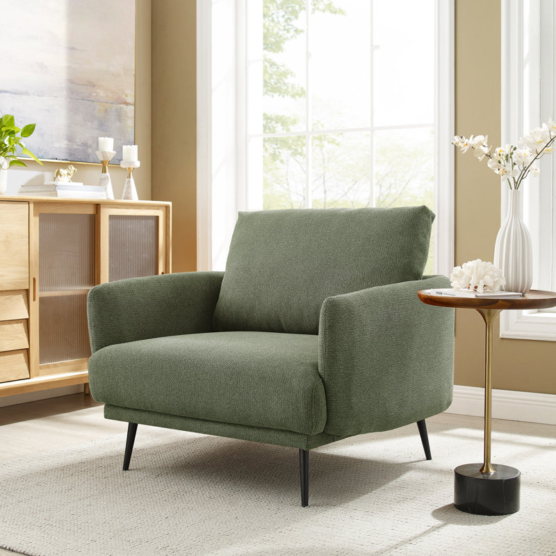 George Oliver Karaka 37.5'' Wide Oversized Armchair accent chair single ...