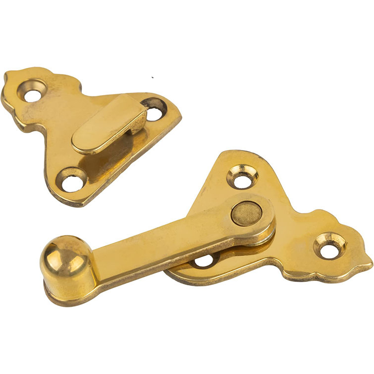 UNIQANTIQ HARDWARE SUPPLY Cabinet Door Flush Mount Left Latch and Catch ...