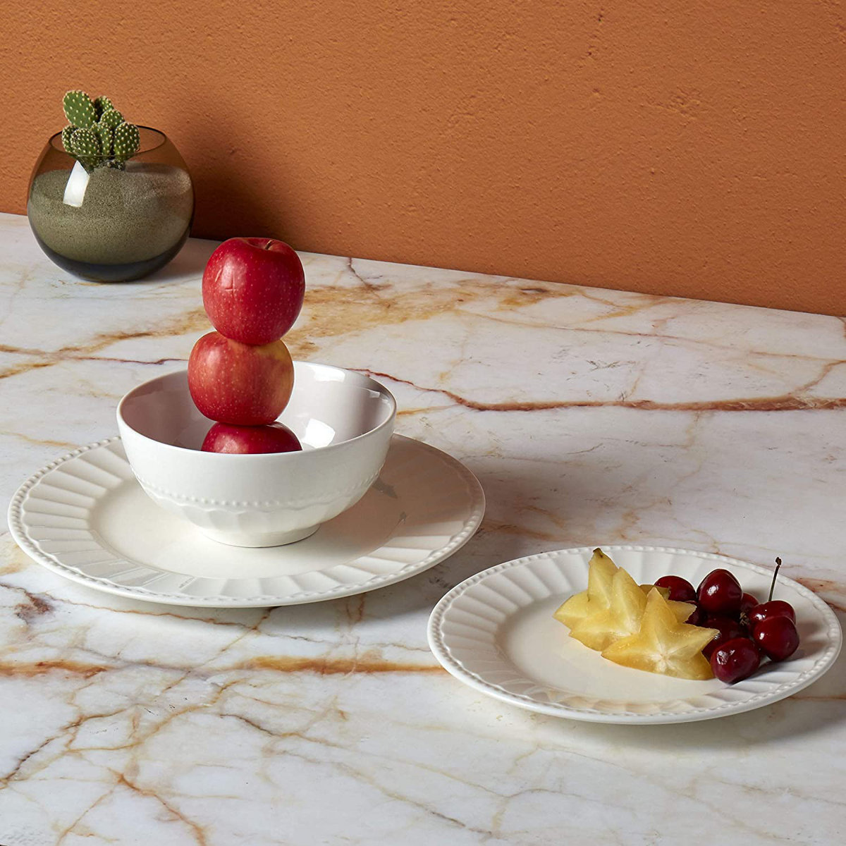 Tabletops Gallery Ivory Dinnerware Tabletops Gallery 12 piece Set ...