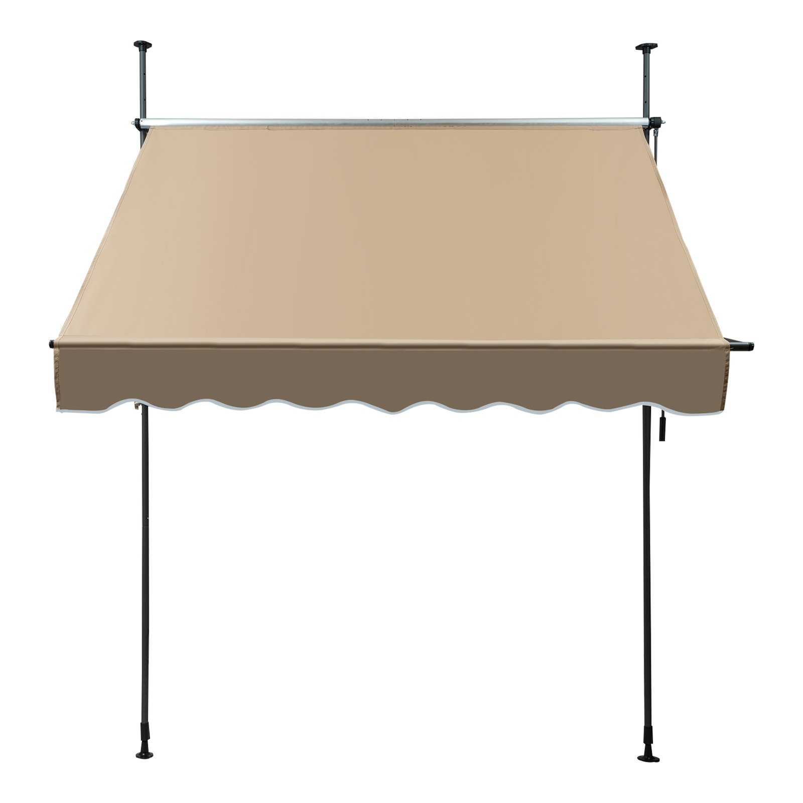 YYBUSHER Manual Retractable Sunshade Adjustable Outdoor Sun Shade ...