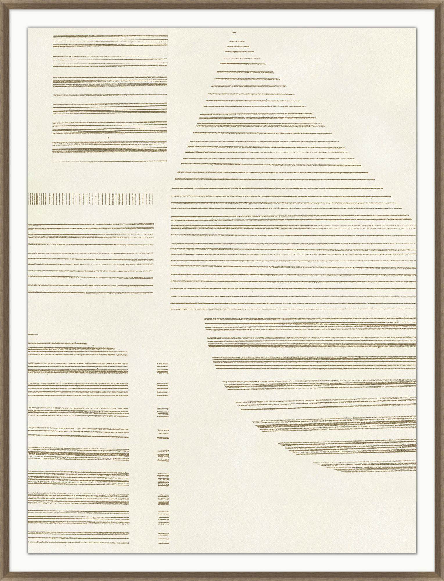 Wendover Art Group Lines to Shapes 2 - Single Picture Frame Print | Wayfair