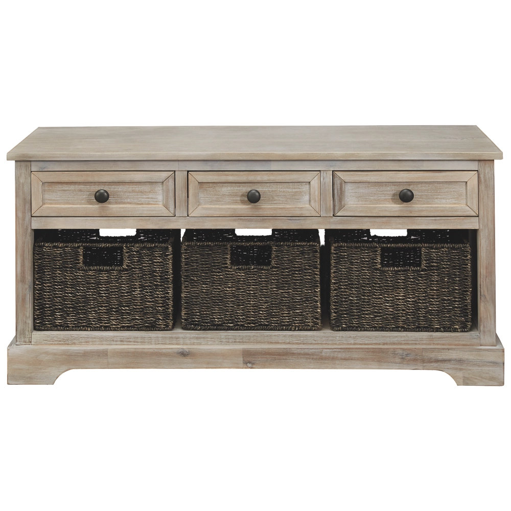 August Grove Valdez Drawer, Cubby and Shelves Storage Bench & Reviews ...