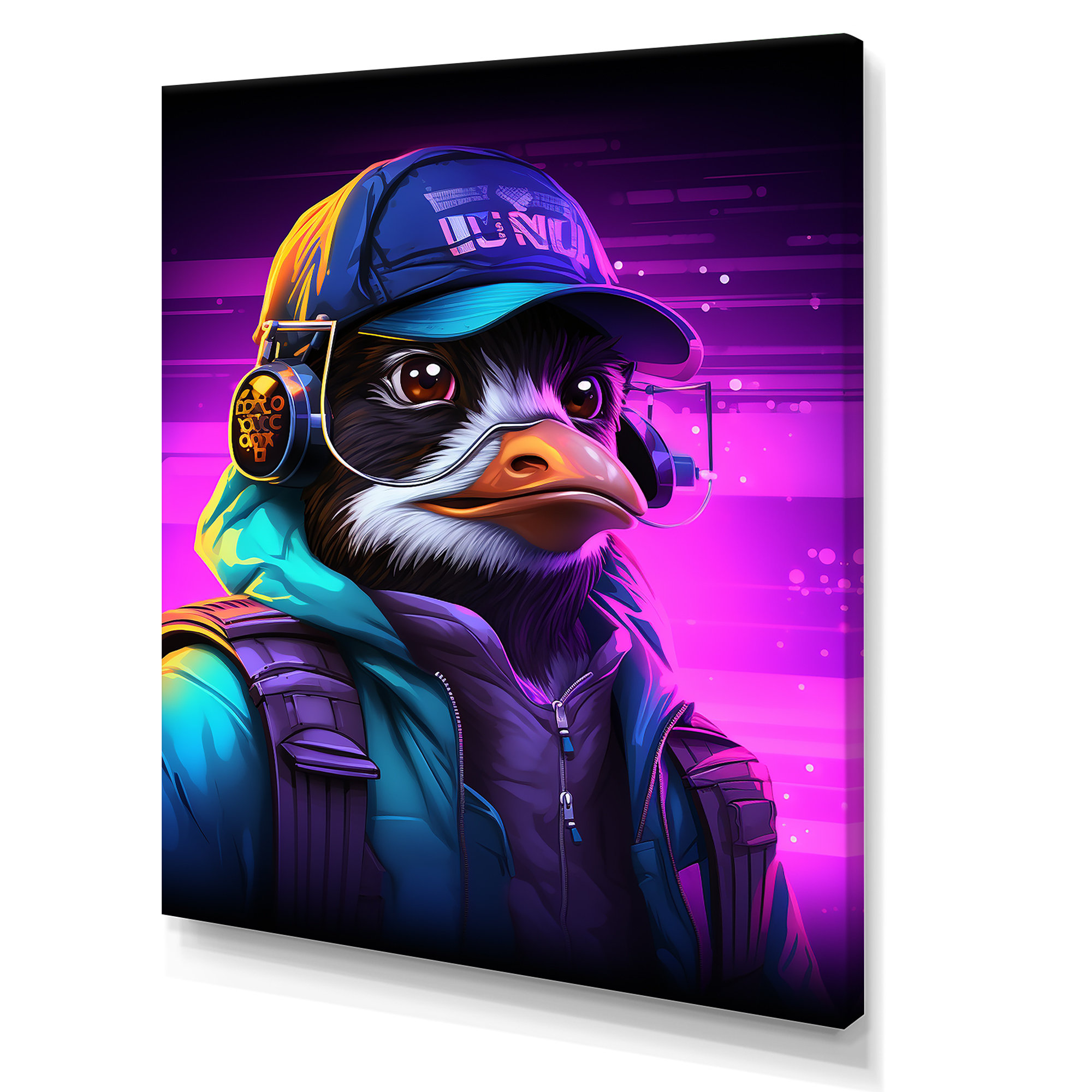 Trinx Dj Penguin Wild Nightlife - Penguin Wall Art | Wayfair