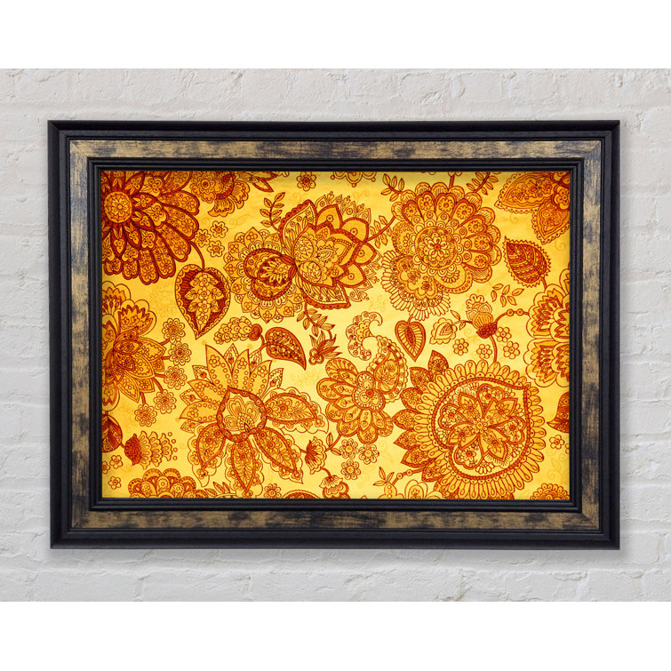 Bright Star Flock Of Gold - Single Picture Frame Art Prints | Wayfair.co.uk