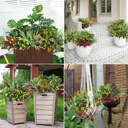 August Grove 18 Bundles Outdoor Artificial Plants UV Resistant Fake ...