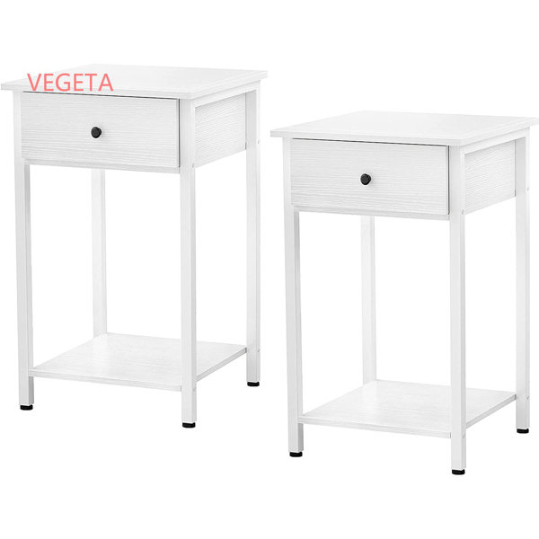 Vegeta Table de chevet ensemble de 2 tables de bout modernes avec ...