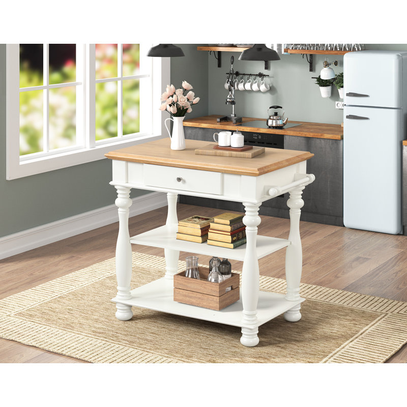 Kelly Clarkson Home Lyla 36" Kitchen Island & Reviews | Wayfair
