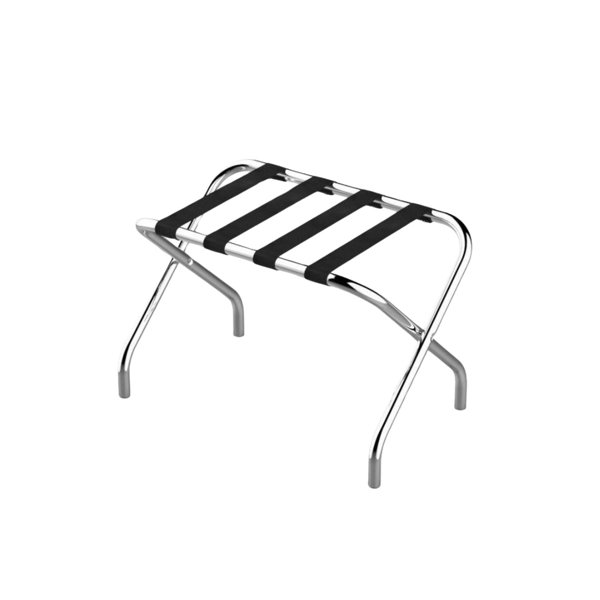 Hospitality Emporium Luggage & Baggage Rack (Flat) with 4 belts Folding ...