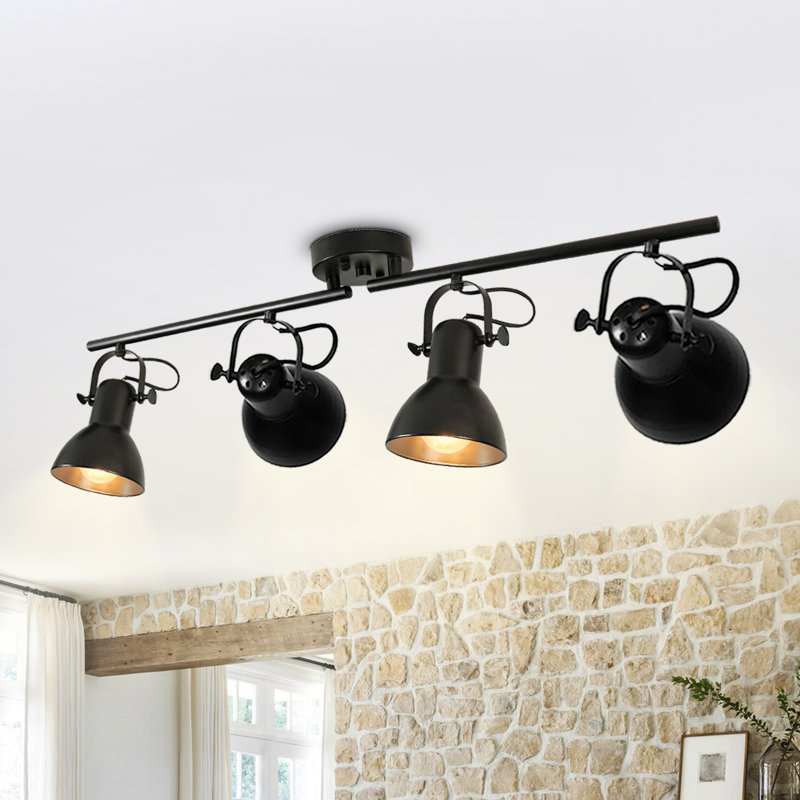 Lzawvm 35.82'' 4 -Light Track Kit Ceiling Track Light Track Lighting ...