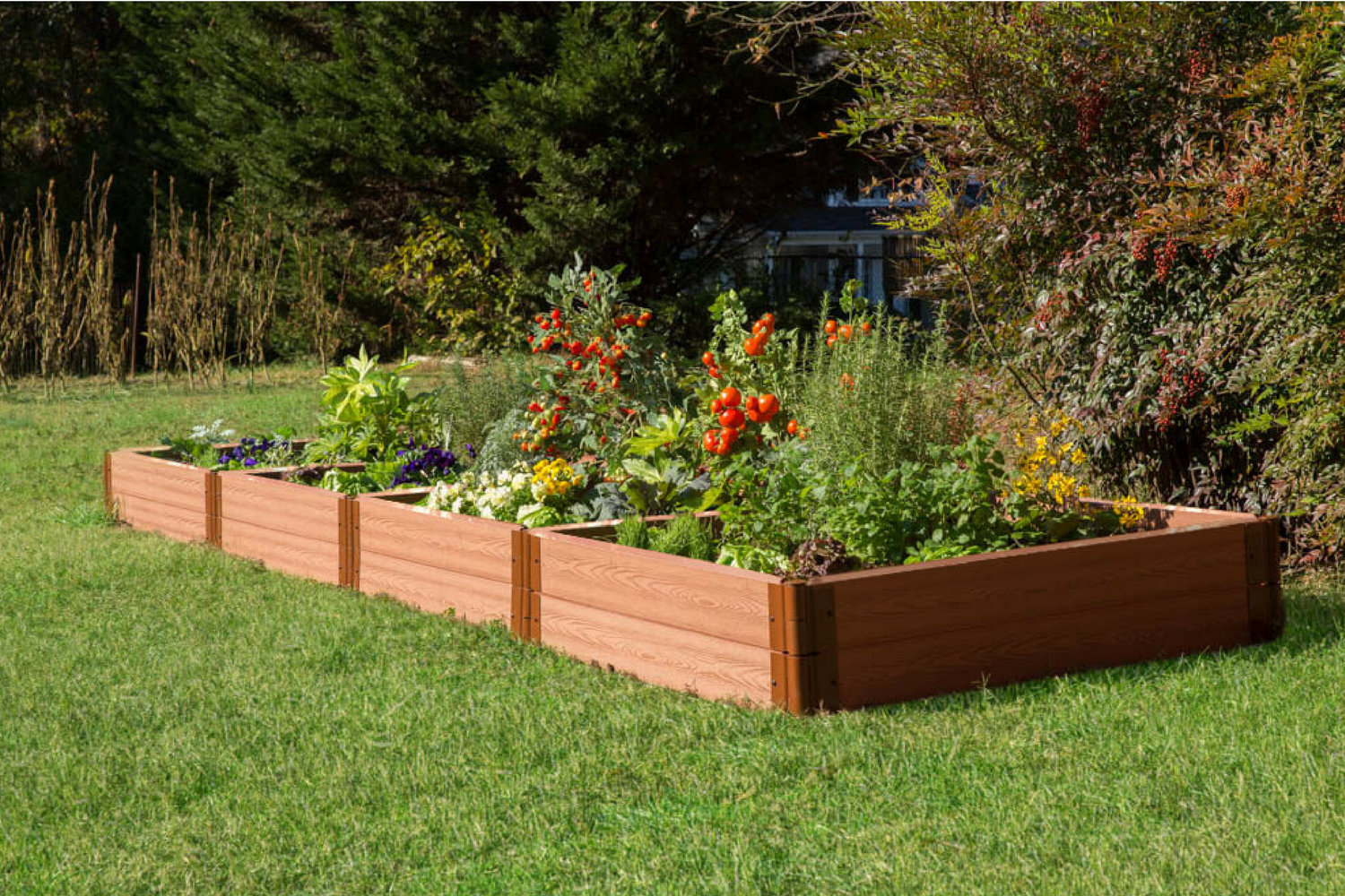 Frame It All 4' x 16' Composite Raised Garden Bed - Wayfair Canada