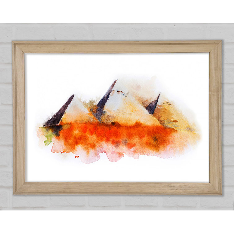 Gracie Oaks Egyptian Pyramids 2 - Single Picture Frame Art Prints ...