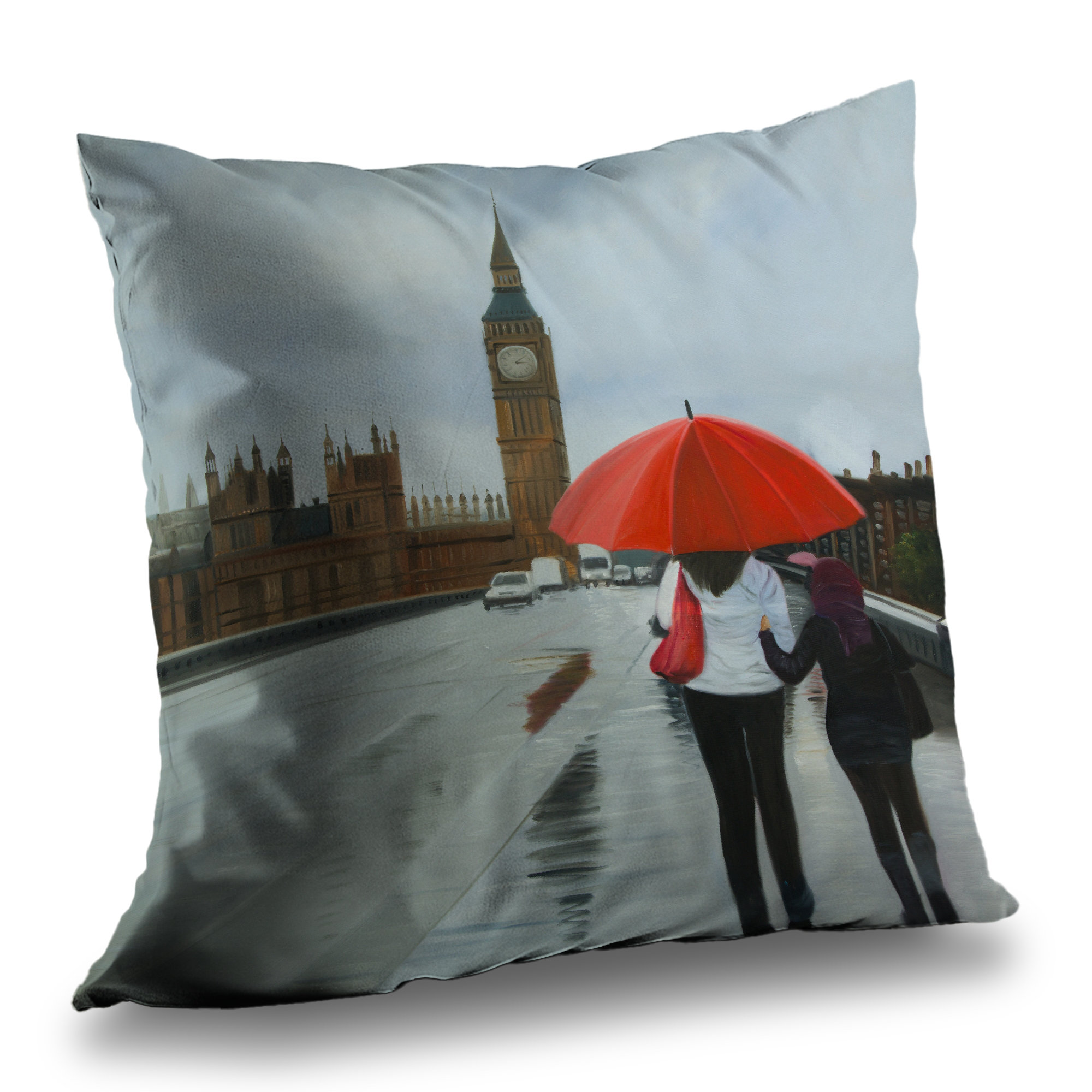 Begin Edition International Inc. British Under Umbrella Big Ben Red ...