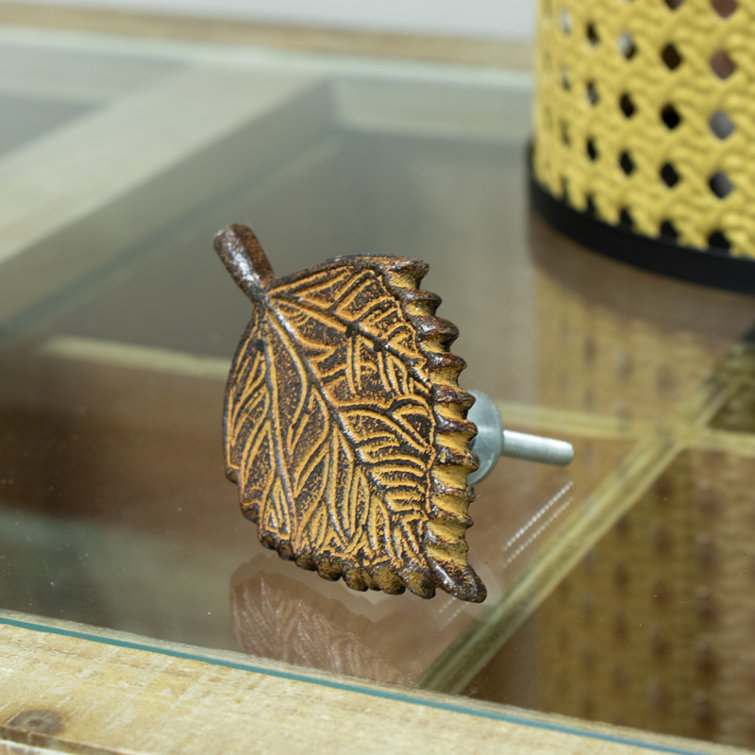Mercer41 90mm Aspen Leaf Novelty Knob | Wayfair.co.uk