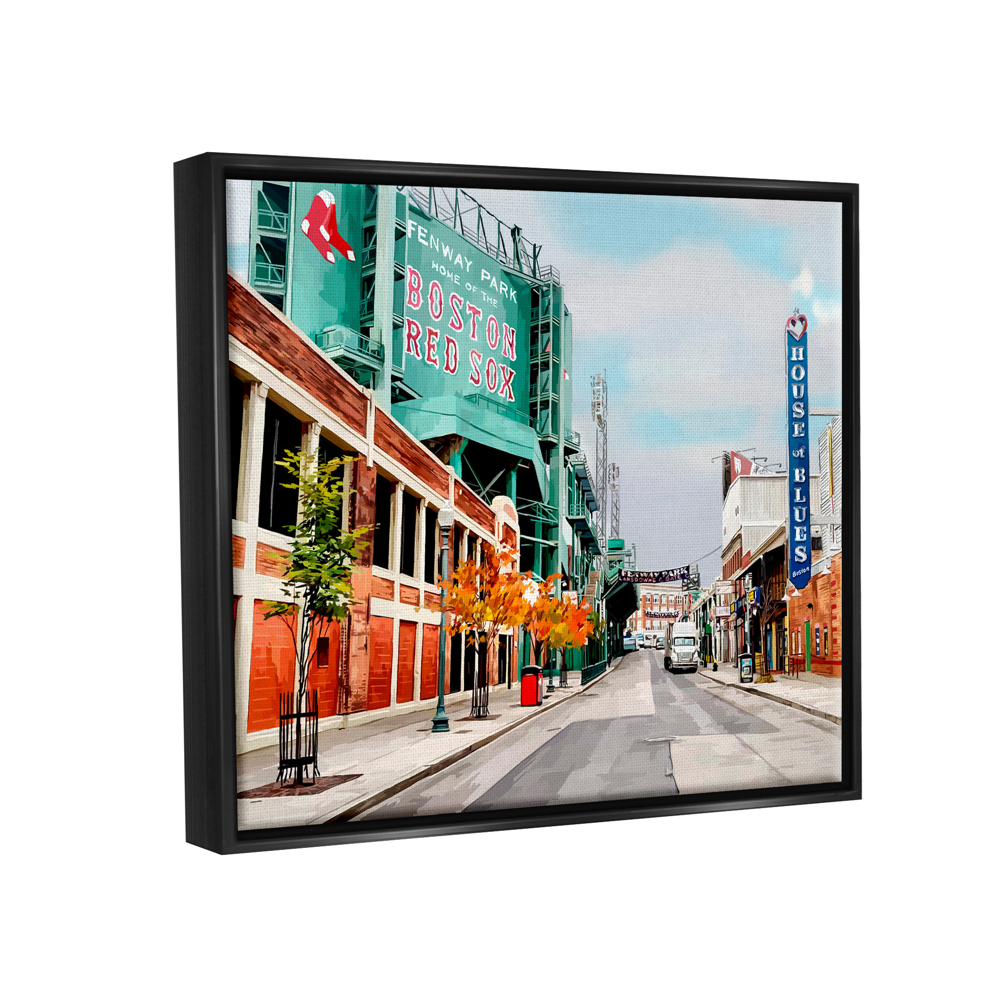 Stupell Industries Fenway Park Boston Cityscape by Emily Kalina ...