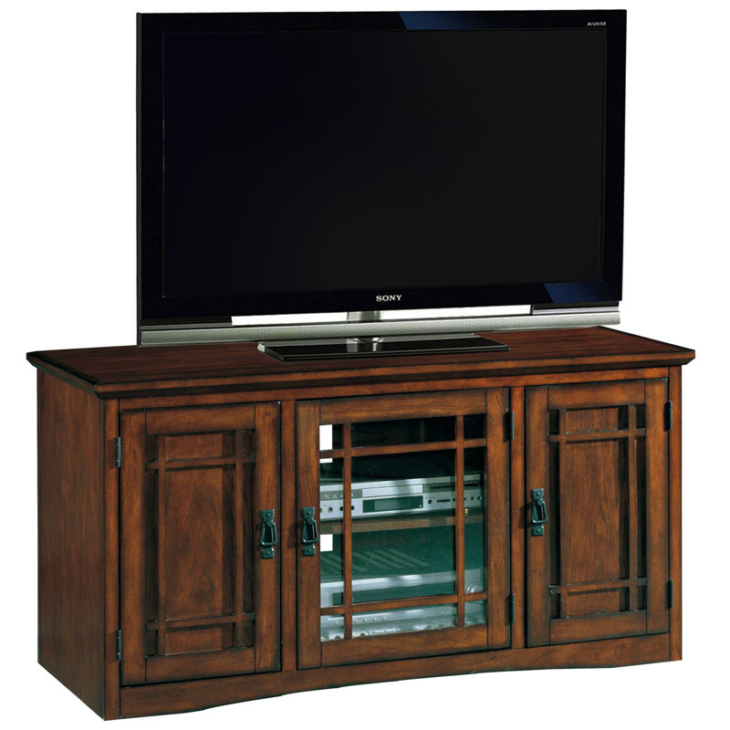 Loon Peak® Buldir Solid Wood TV Stand for TVs up to 55" & Reviews | Wayfair