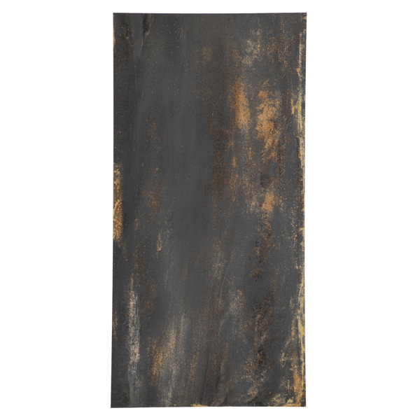 Industry Tile Metallica 24'' x 48'' Porcelain Metal Look Wall & Floor ...