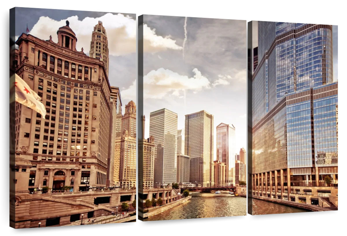 Ebern Designs Rorry Chicago Riverwalk | Wayfair