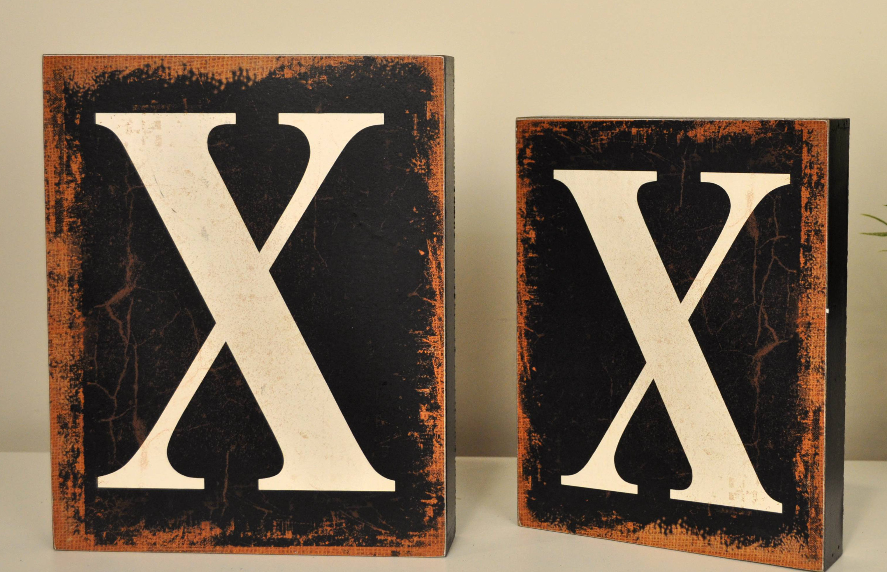 Gracie Oaks 2 Piece Block Sign Wall Décor Set | Wayfair