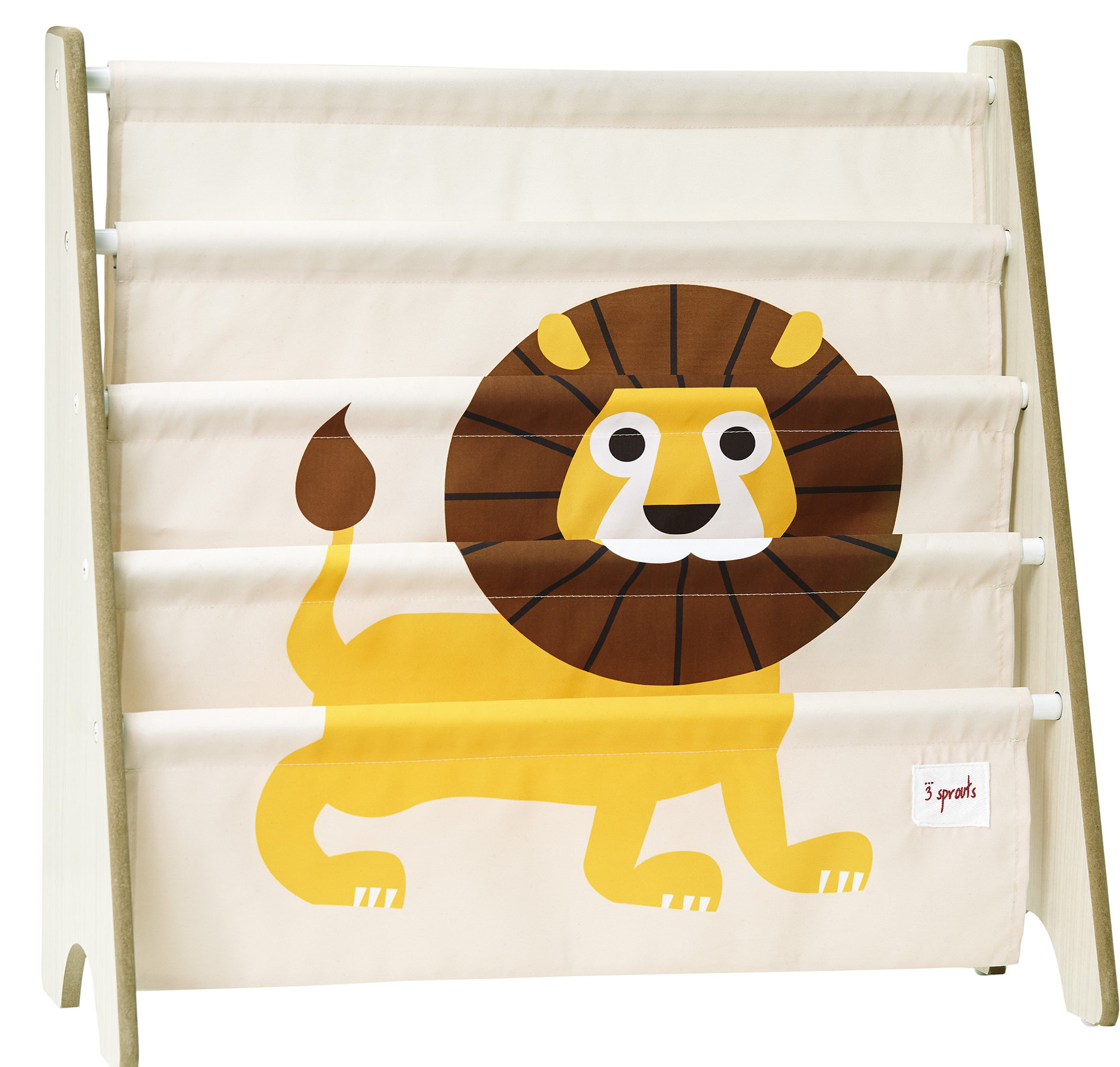 3 Sprouts - Book Shelf - Kids Book Rack Organizer - Baby Room Bookcase ...