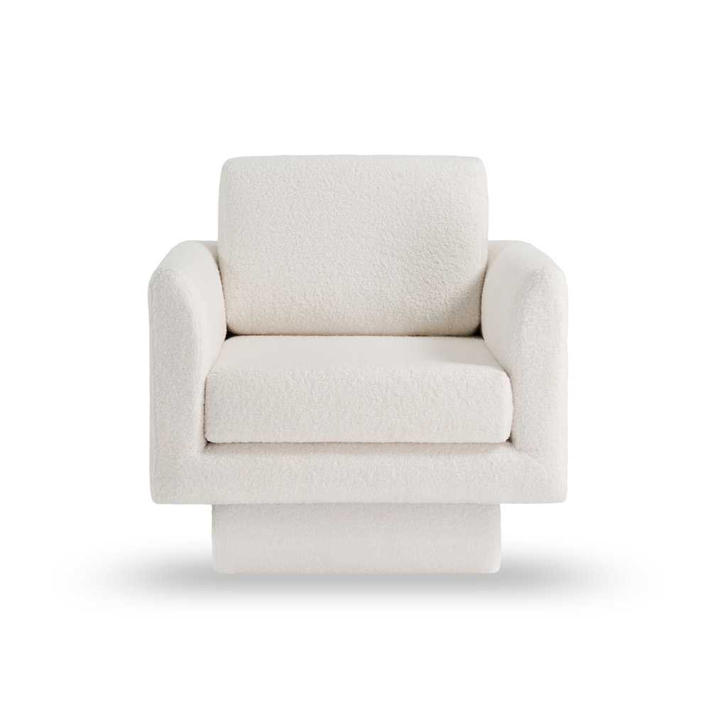Latitude Run® Upholstered Comfy Barrel Chair | Wayfair