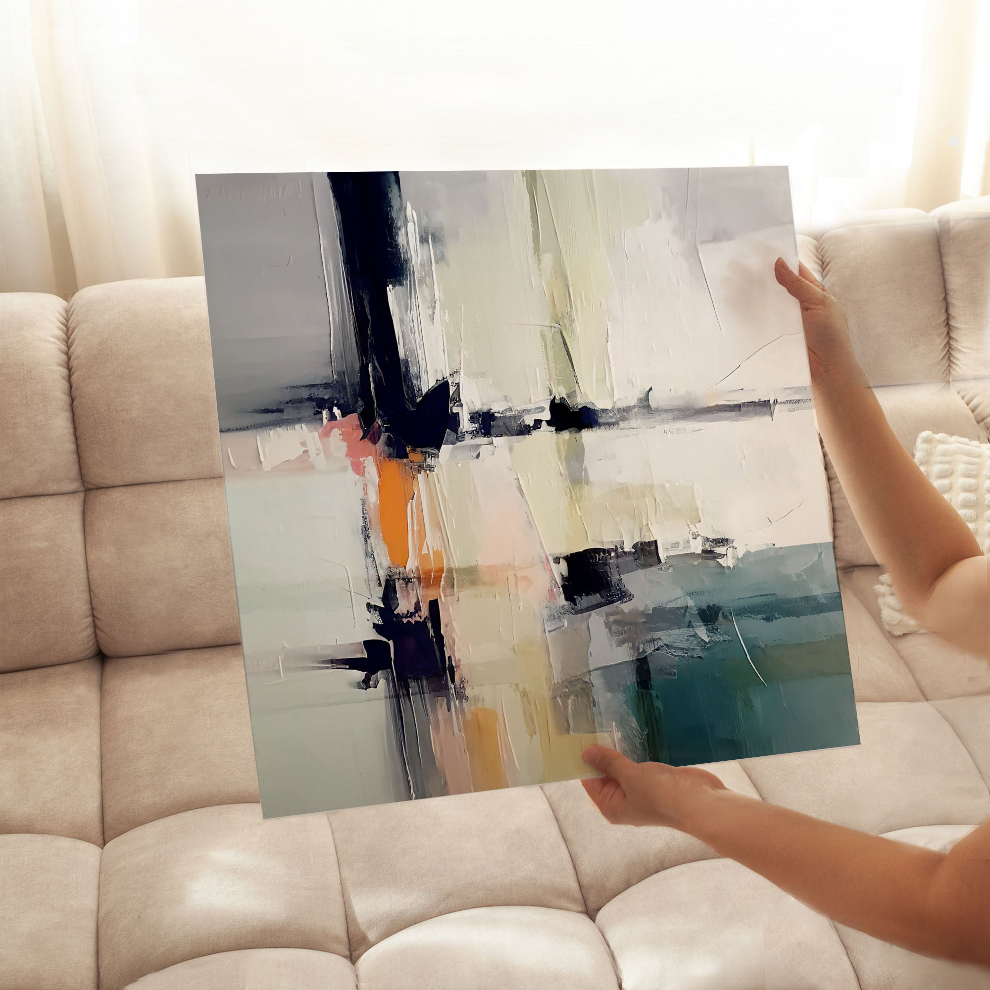 Wrought Studio™ Abstract Transitional Abstract IV Transitional Unframed ...